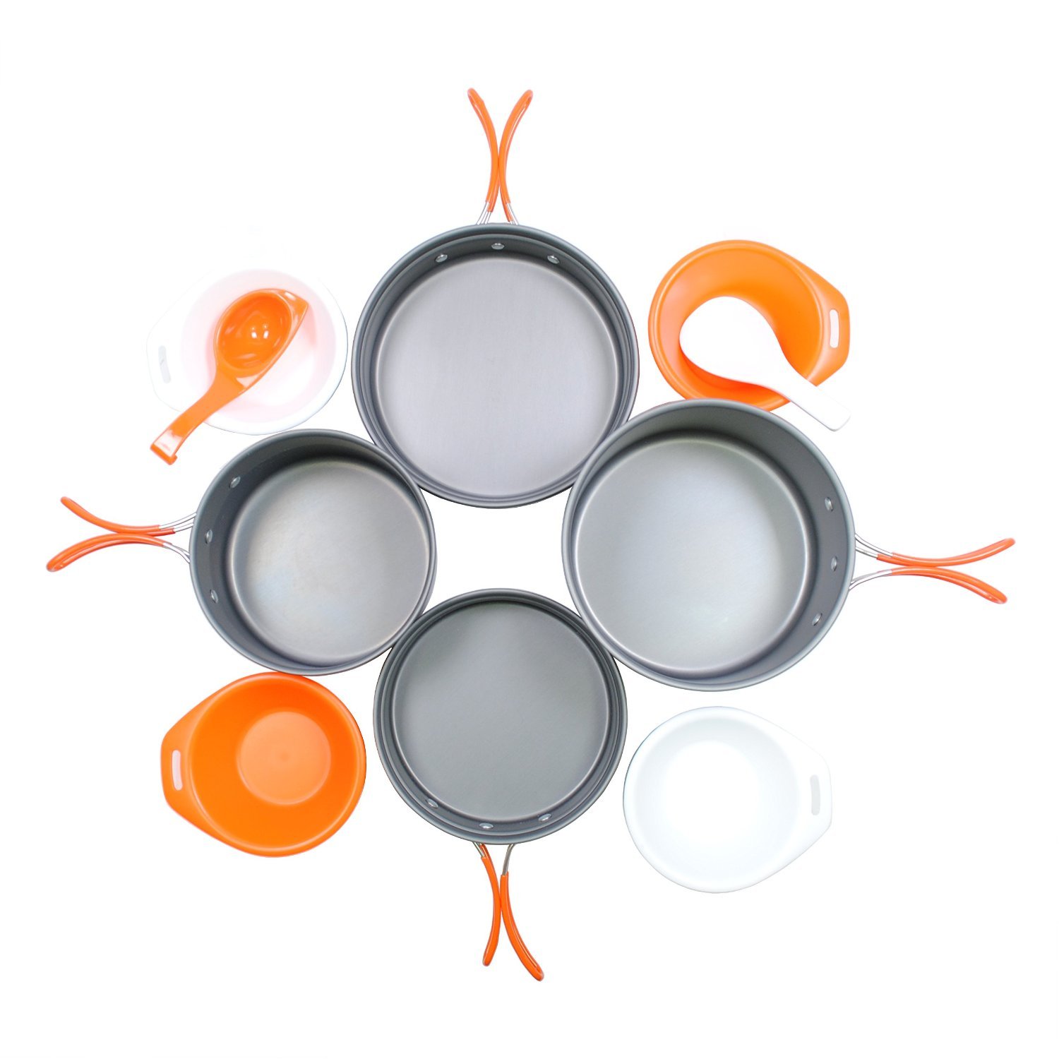 Gas One Anodizing Aluminum Cook Set (3-5 people) - Outdoor cooking/Hiking/Backpacking cookware