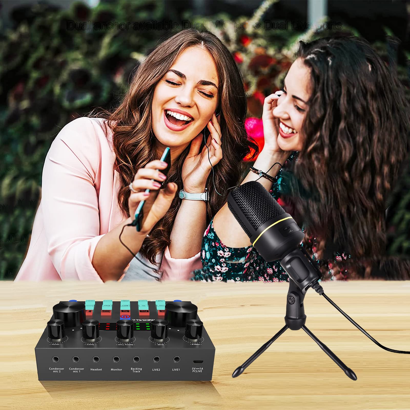 Gaming PC REMALL Microphone,Podcast Equipment Bundle Microphone Condenser Kit, USB Streaming Podcast 192KHZ/24Bit Plug&Play Computer USB Microphone for Computer Recording Studio Package