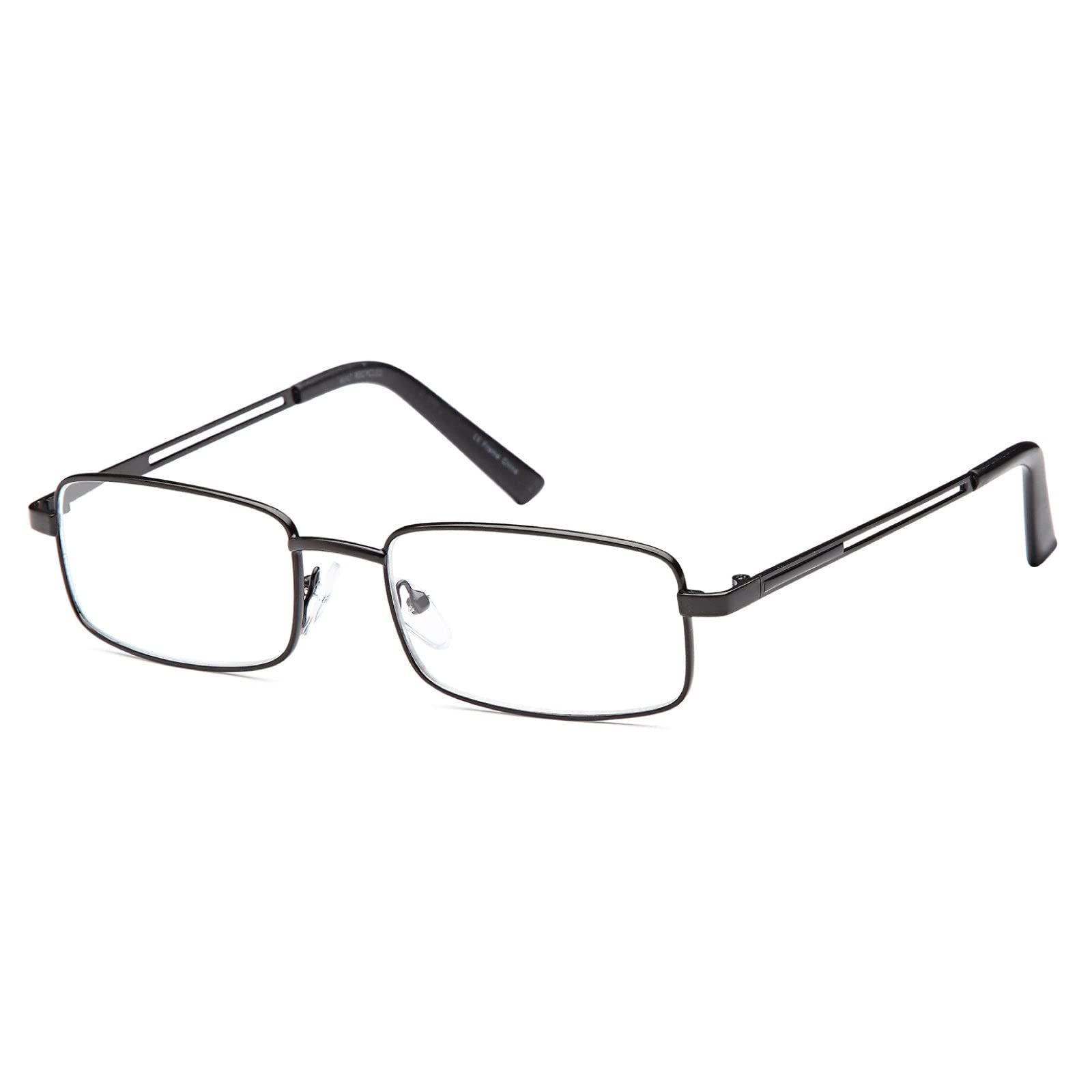 GAMMA RAY OPTICS Reading Glasses 3X Stainless Flex Readers (1.50x, Mens)
