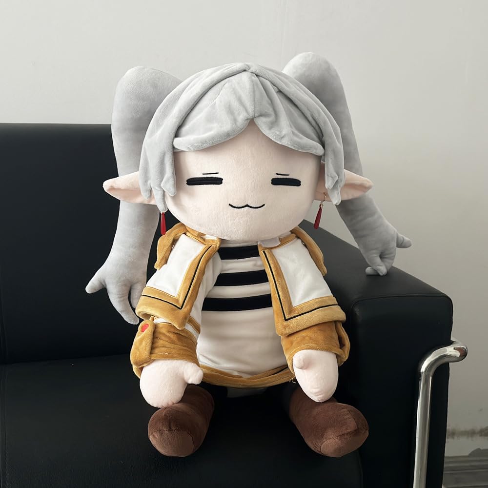 QAHEART 2024 New Frieren Soft Figure Pillow, 75cm Big Size Anime Figure Hug Pillow Home Sofa Cushions Decoration