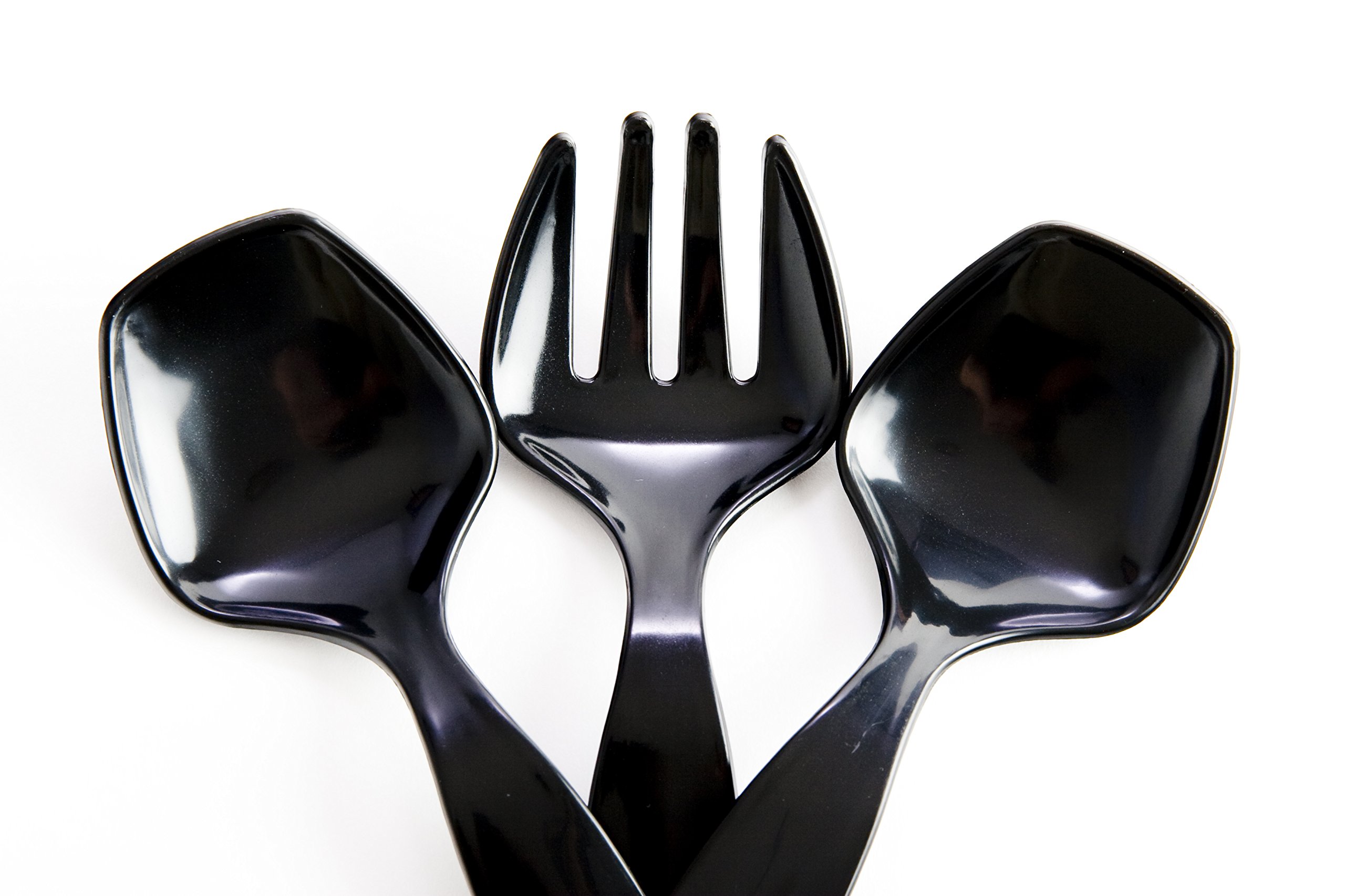 Transitions2earth Biodegradable EcoPure Economy Serving Utensils Combo Pack - 18 Count - Earth-Friendly, BPA-Free, Heavy Duty, Heat Resistant, Recyclable Utensils