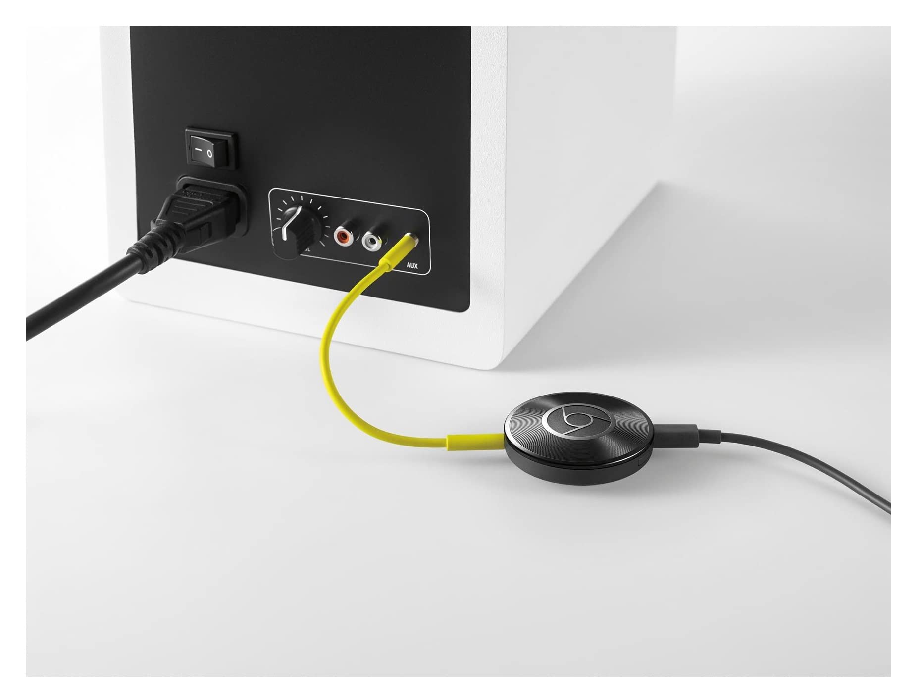 Google Chromecast Audio - Gloss Black, J42R-UXGA (Renewed)