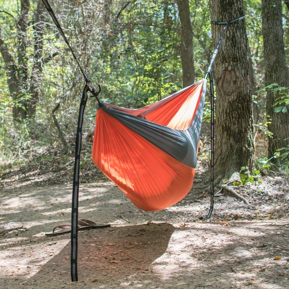 Fox Outfitters Vine Hammock Straps - Super Long 11 ft Hammock Strap Suspension System for Camping, Backpacking, Beach, Backyard Hammock Setup. Non-Stretch Polyester. Set of 2