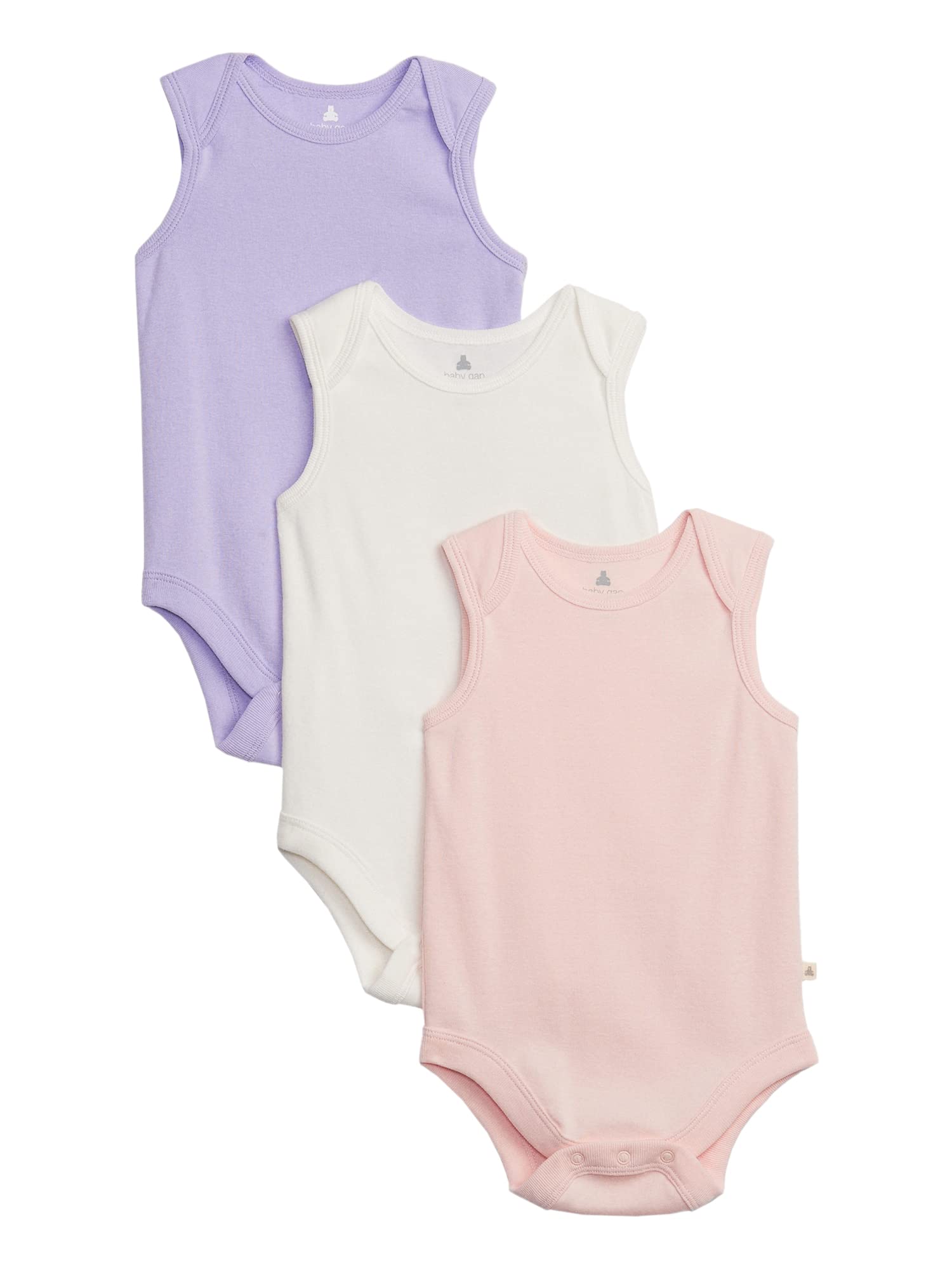 GAP unisex-baby Sleeveless Bodysuit PURPLE LOTUS 0-3M