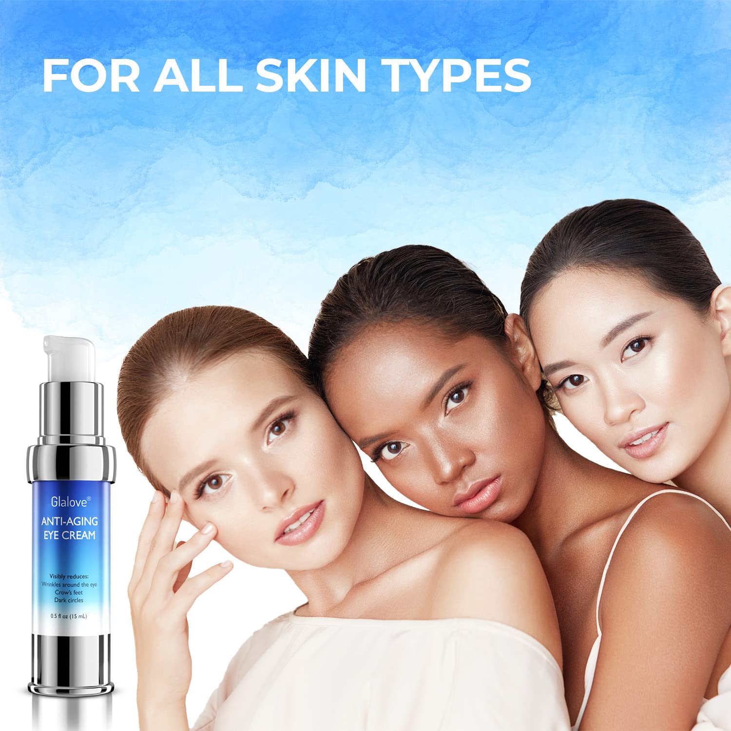Retinol Eye Cream for Bags, Wrinkles & Puffiness - 15ML Anti-Aging Dark Circle Serum
