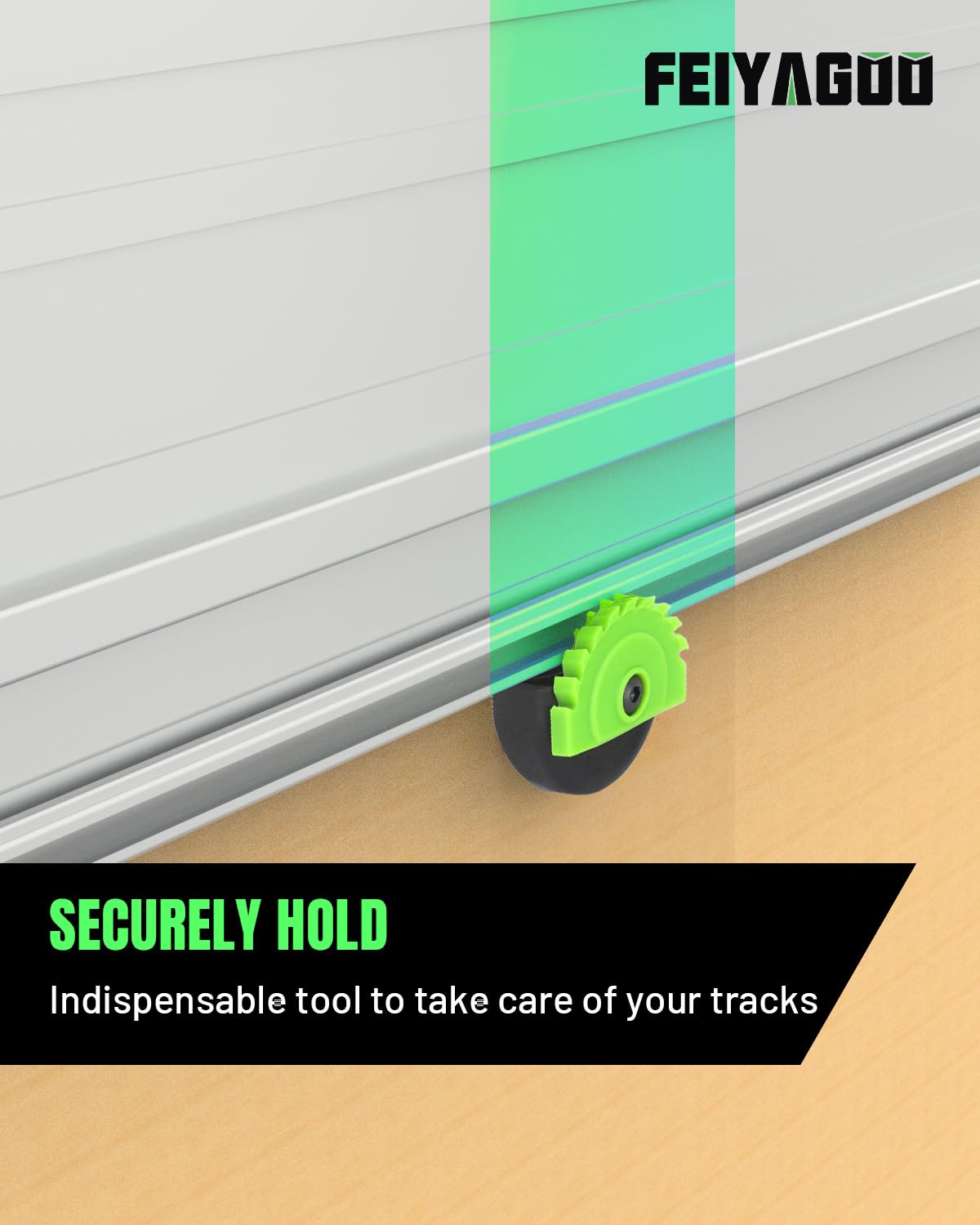 Track Rack for Guide Rail, Guide Rail Holders, Track Saw Guide Rail Mount, Track Saw Guide Organizer 4 Pack
