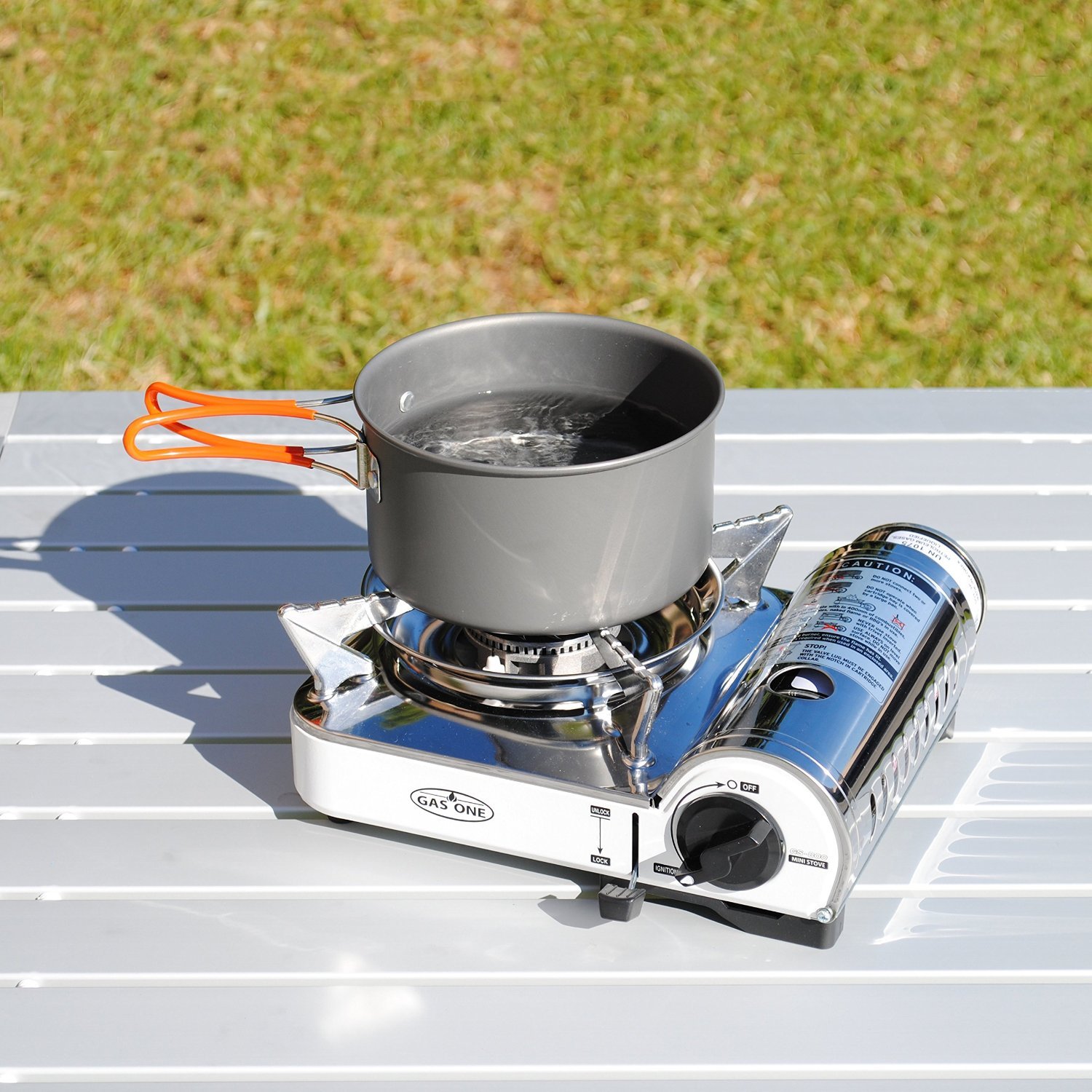 Gas One Anodizing Aluminum Cook Set (3-5 people) - Outdoor cooking/Hiking/Backpacking cookware