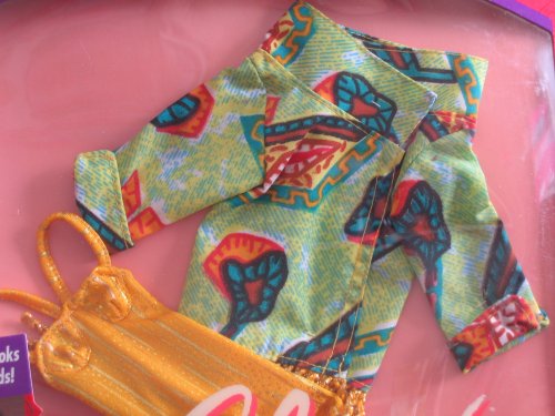 Shani Fashions Barbie Shimmery Gold Dress & More Designed for Fashion Model! (1991)