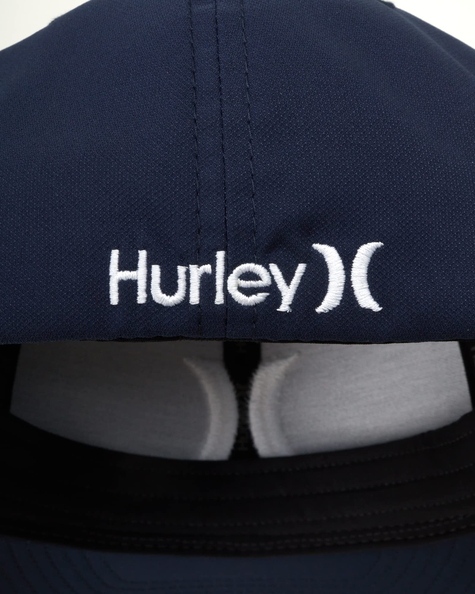 Hurley Men's Caps - One & Only Cap H2O Dri Flexfit Baseball Hats for Men (S-XL), Size Small-Medium, Obsidian