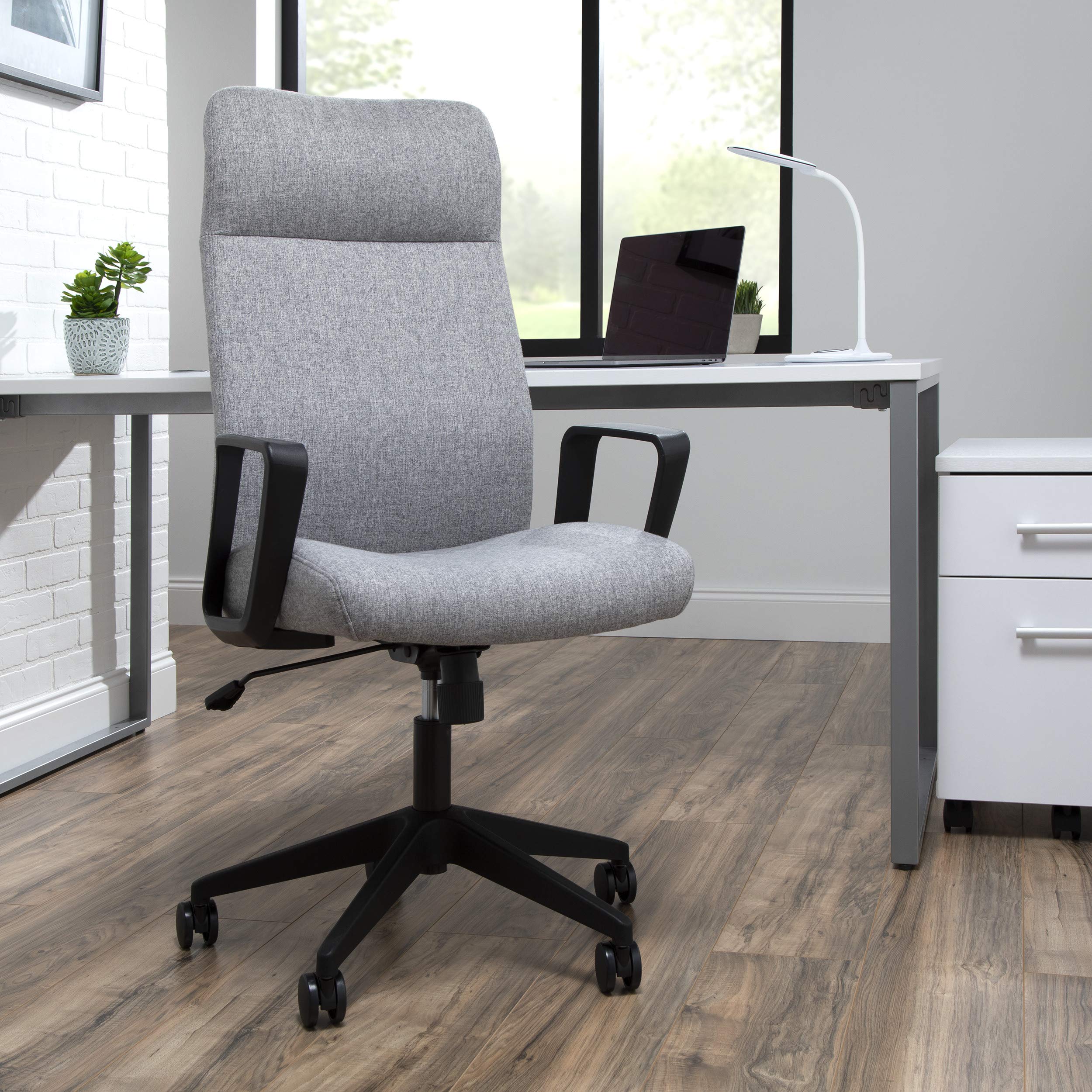 HON Basyx Attire Commercial-Grade Executive, Office Chair, Grey Fabric