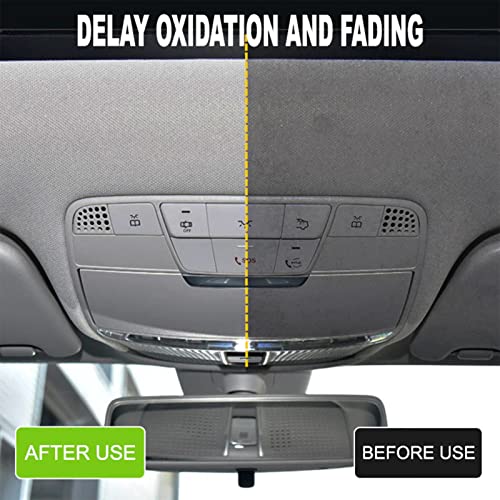 VALINK Total Interior Cleaner and Protectant,Supplies Strong Decontamination Car Interior Ceiling Leather Seat Cleaner Foam