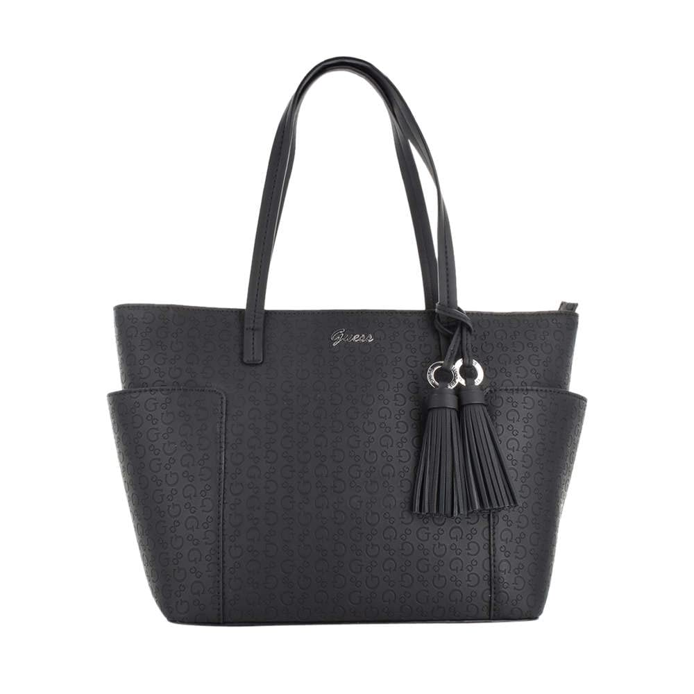 GUESS Women's Logo Embossed Tote Bag Handbag Purse
