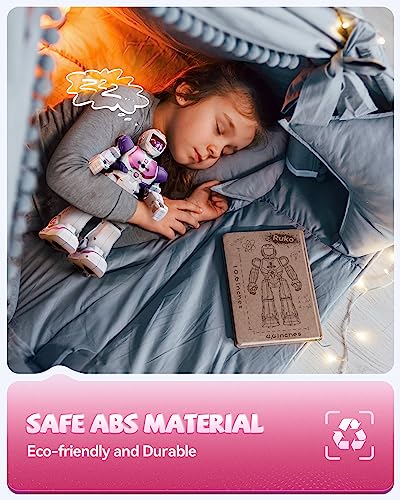 Ruko 6088 Robot Toys for Kids, RC Robot for Girls, Gesture Sensing Interactive Smart Robot, Singing Dancing Rechargeable Programmable, Gifts for Girls & Boys 3 4 5 6 Years Old, Pink