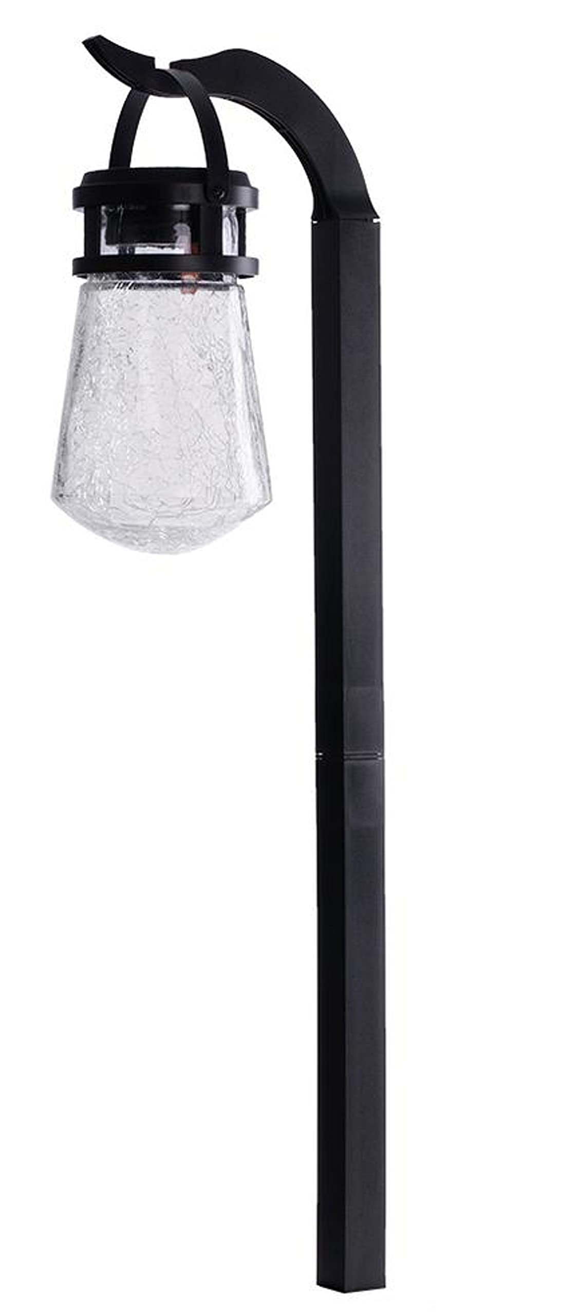 Hampton Bay Lighting 1-Light Black Integrated LED Solar Hanging Pathway, (HD39400)