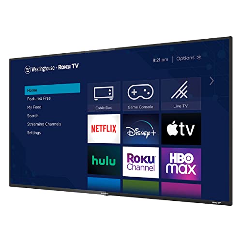 Westinghouse 50-Inch 4K UHD Smart TV UX Series HDR10 60Hz Refresh Rate Compatible with Alexa & Google Assistant + Free Wall Mount (No Stands) WR50UX4210 (Renewed)