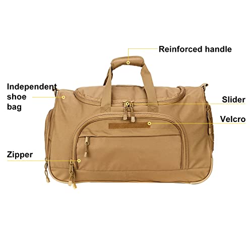 Tactical Military Duffle Bag Gym Bag Travel Sports Bag Outdoor Small Duffel Bag for Men