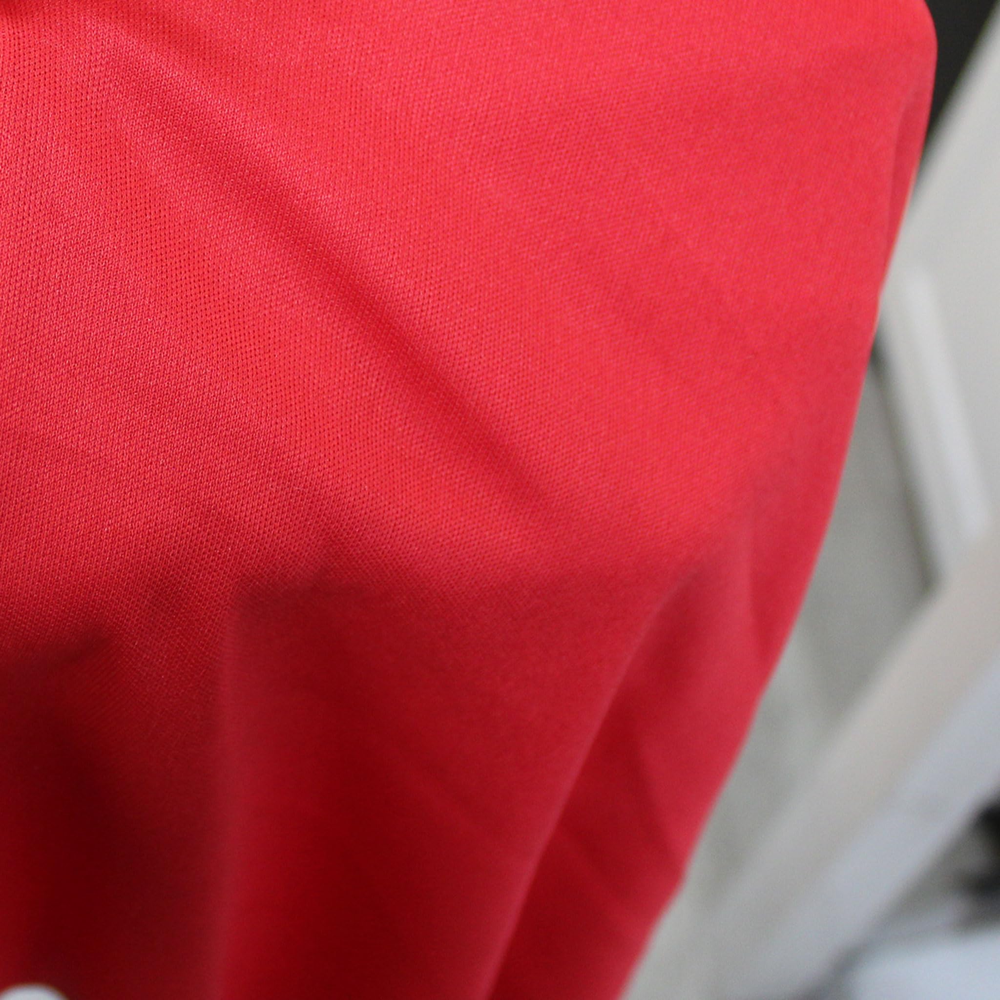 Texco Inc 60" Wide 100% Polyester Interlock Lining β Lightweight Knit Fabric by The Yard for Apparel, Clothing, Draperies, School Projects, Party Decorations, and DIY, Red #178 1 Yard