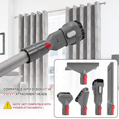 Garbage fighter Flexible Extension Hose Replacement for Dyson V7 V8 V10 V11 V15 Cordless Stick Vacuum Cleaner Accessory Attachment