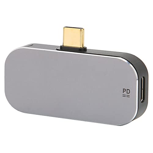 USB C Hub Multiport Adapter, Portable Size High Speed Wide Application USB C Docking Station Easy to Use for Home for Office