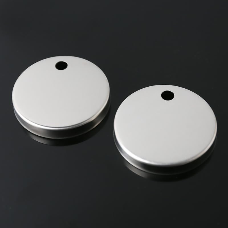 RecDec 6 Pack Stainless Steel Cover Top Dust Cap for Toilet Seat Bolts and Screws Quick Release Top Hinge Fixings Bidet Replacement Parts 45mm 55mm 60mm 3 Sizes