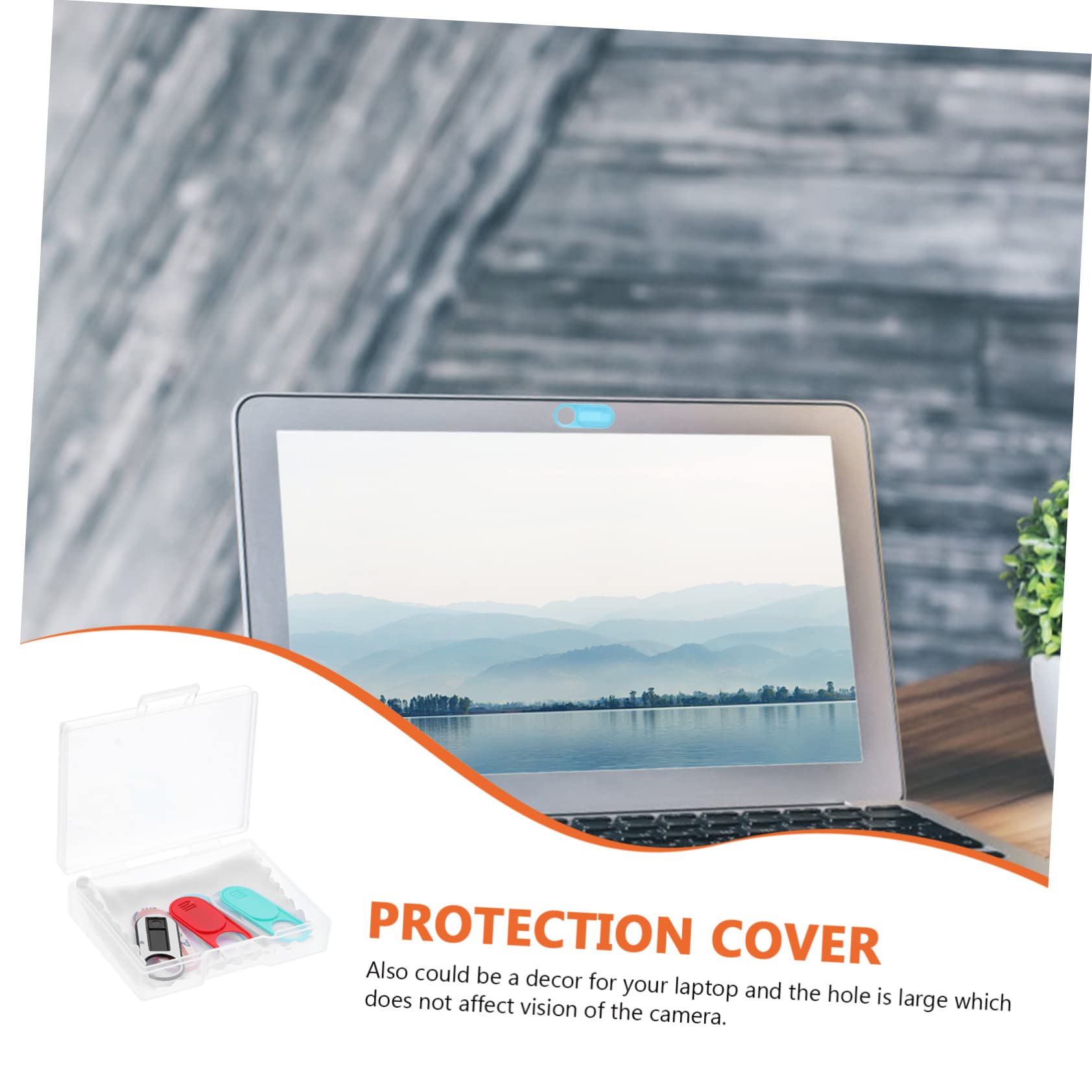 NUSITOU 6pcs Lens Cover Computers Laptops Webcam Privacy Lens Protector Laptop Camera Protector Inside Car Camera Notebook Inside The Car Abs Environmental Protection Material Plastic
