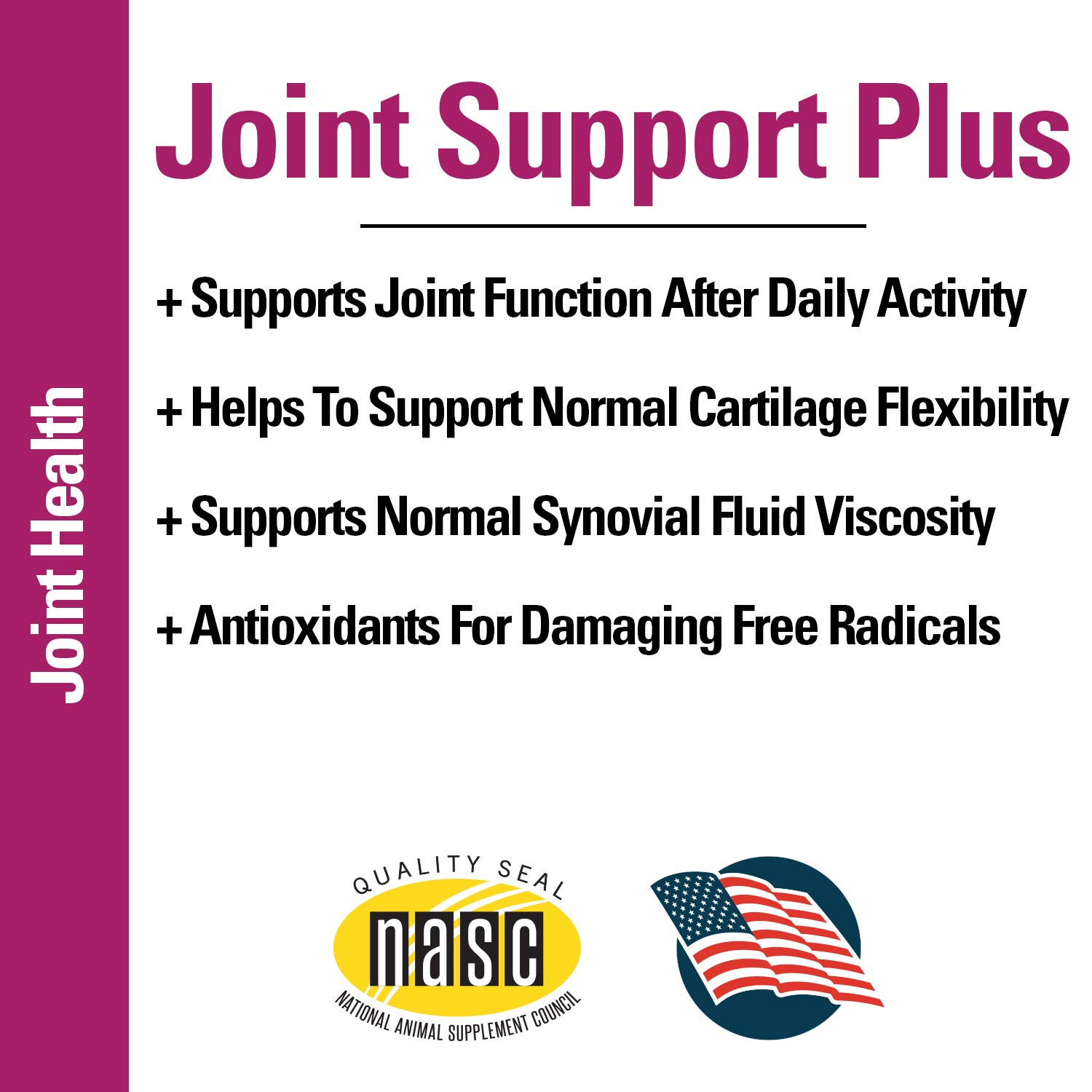 Vet Classics Joint Support Plus Dog Supplement - Hip Health Supplement for Dogs β Alleviates Aches and Discomfort - For Flexibility, Healthy Joint Function in Canines β Antioxidants β 120 Soft Chews
