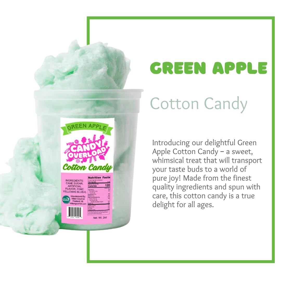 Gourmet Cotton Candy - Green Apple