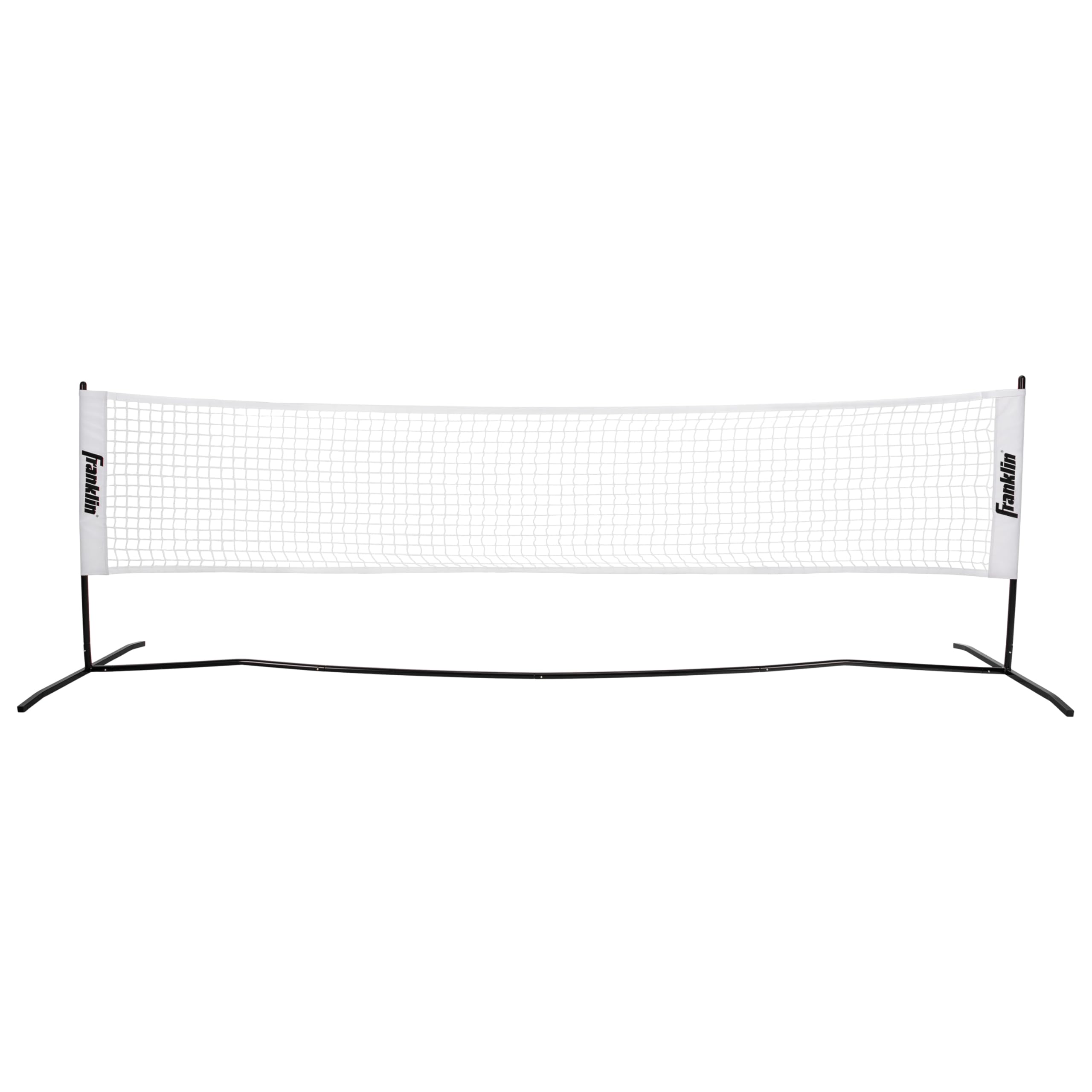 Franklin Sports Half Court Size Pickleball Net by Franklin Pickleball - Includes 10ft Net, (2) Paddles, and (2) X-40 USA Pickleball Approved Pickleballs,Black