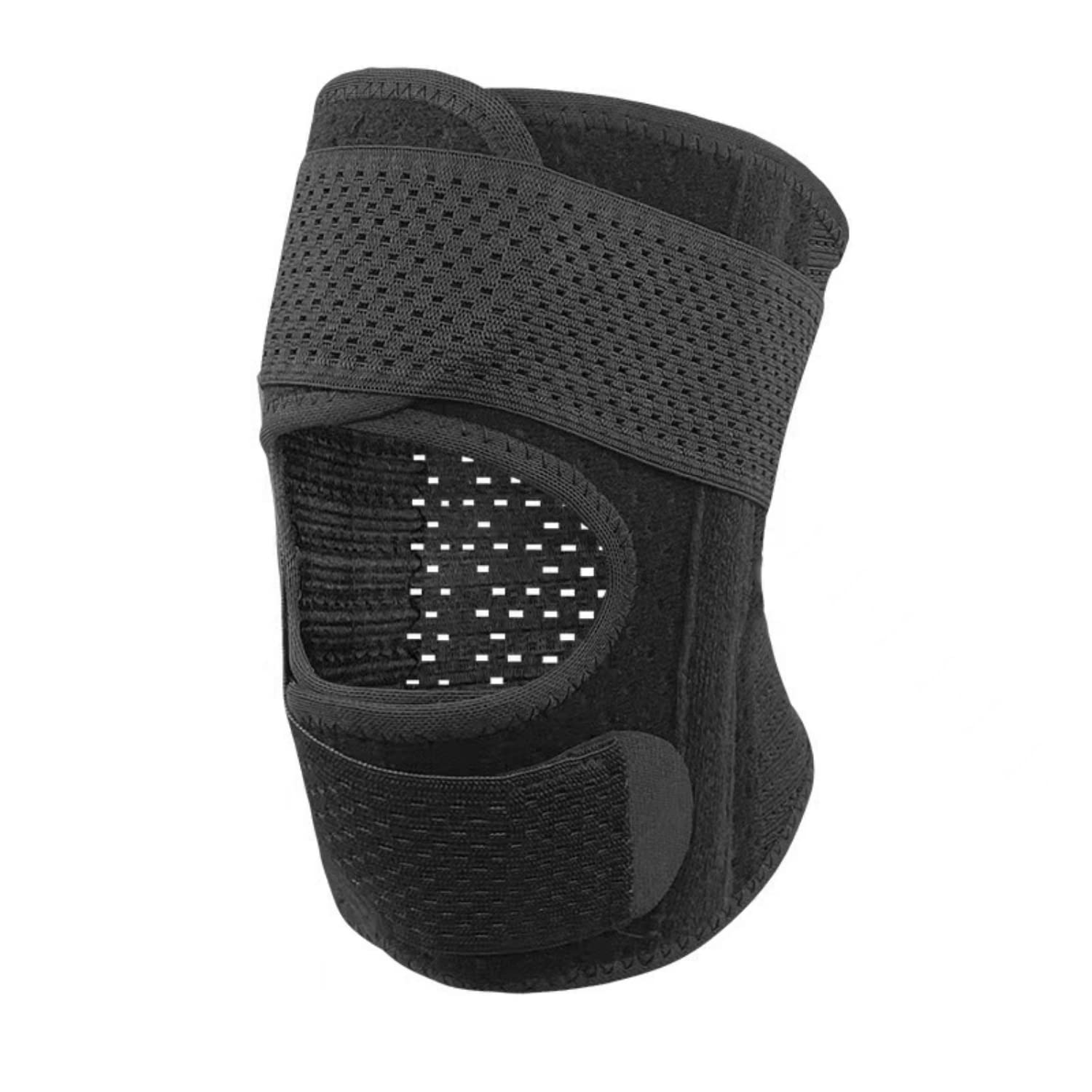 KOKIXEOT Knee Brace with Side Stabilizers for Men and Women, Breathable & Adjustable Knee Support for Meniscal Tear Knee Pain Arthritis Injuries Recovery (Medium)