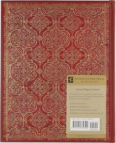 Garnet Filigree Journal