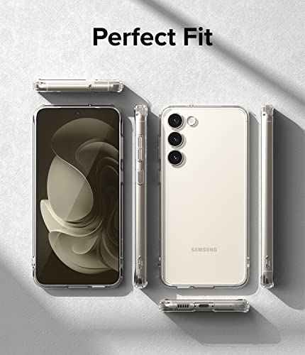 Ringke Fusion [Display The Natural Beauty] Compatible with Samsung Galaxy S23 Plus Case 5G, Transparent Phone Cover for Women, Men, Shockproof Bumper Designed for S23 Plus Case - Clear