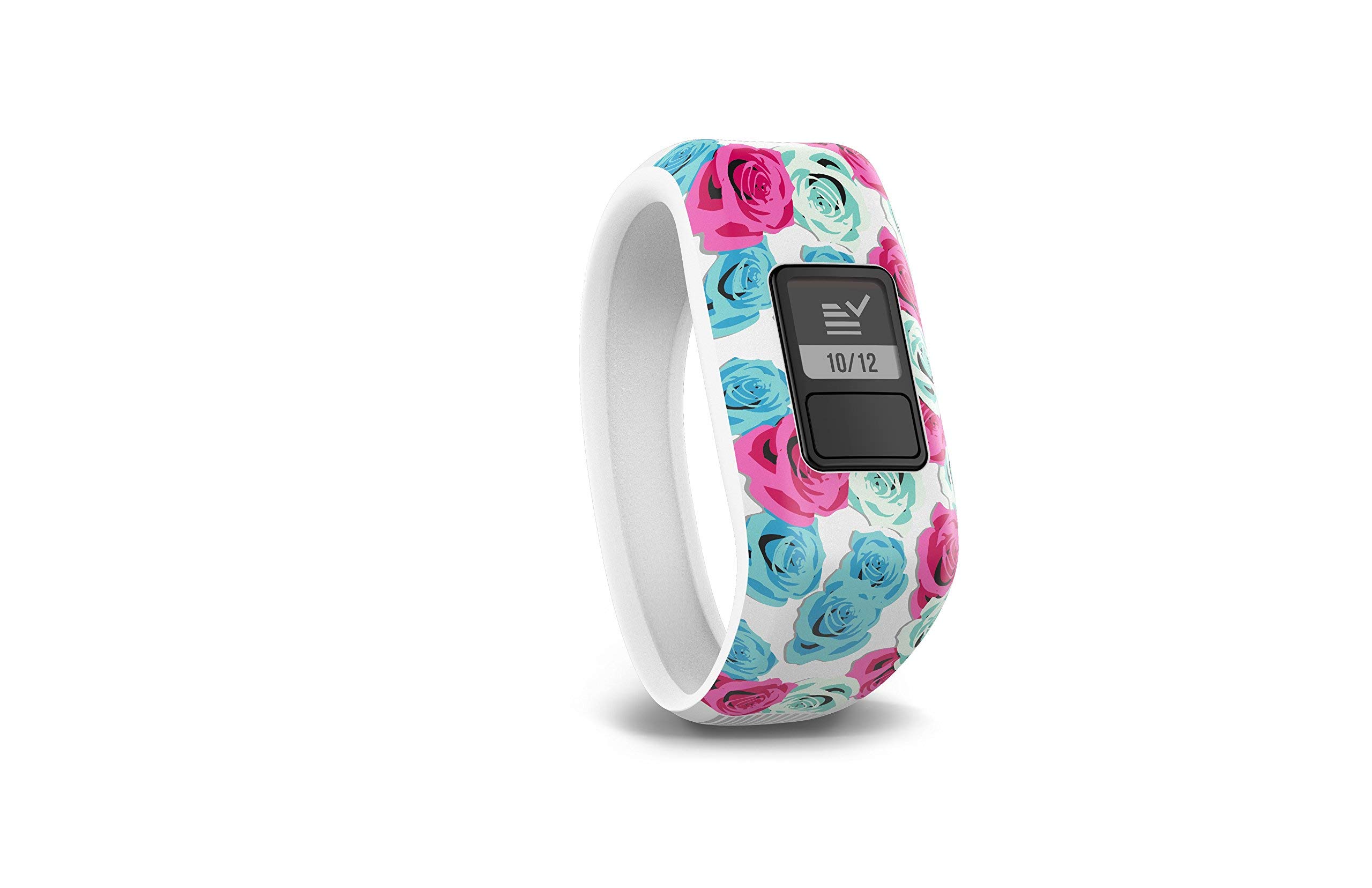 Garmin v�vofit jr, Kids Fitness/Activity Tracker, 1year Battery Life, Real Flower (Renewed)