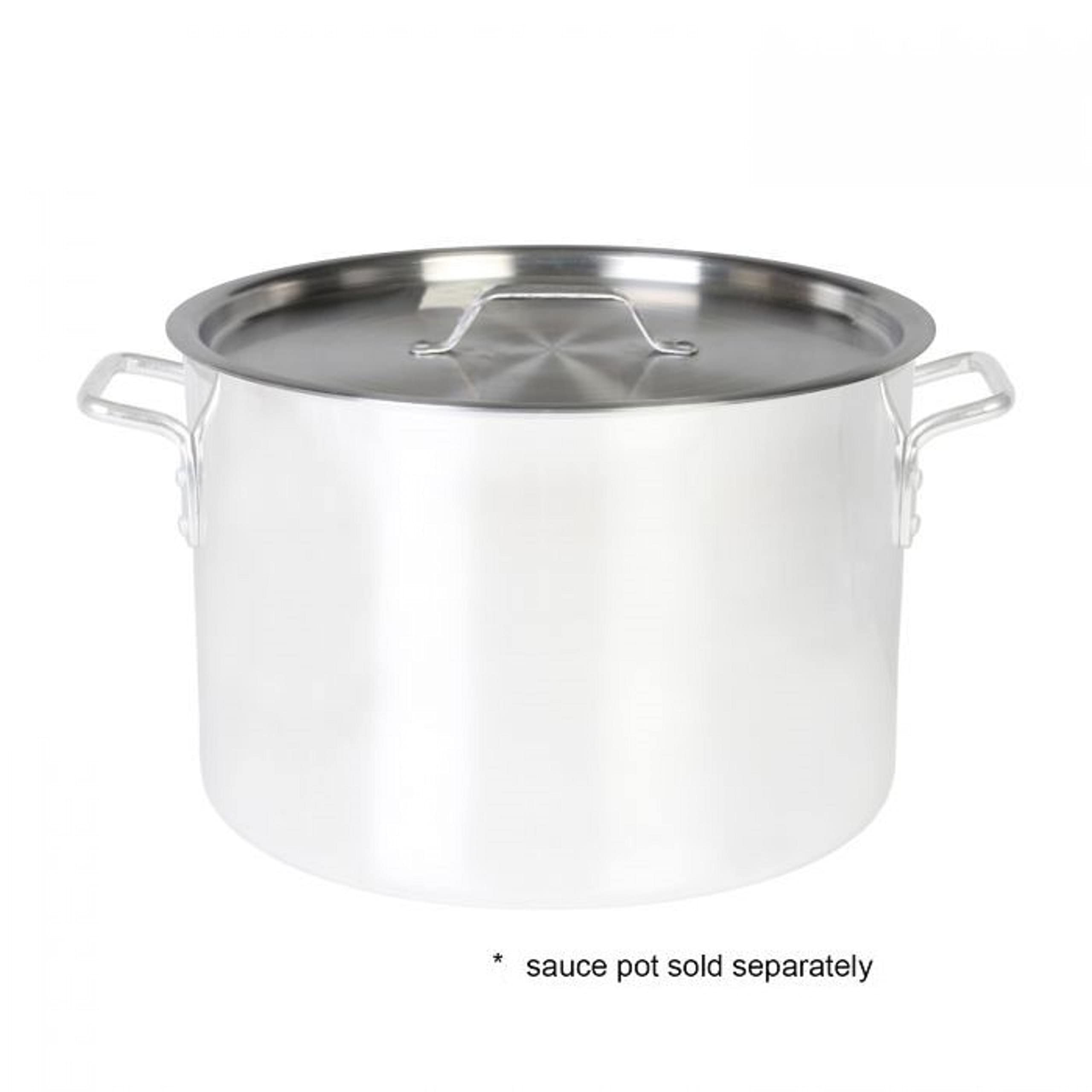 TrueCraftware- 40 Quart Aluminum Sauce Pot Lid 18-3/4" Diameter x 5/8" Thicknessā Cooking Sauce Pot Lid Multipurpose Sauce pot Cover Simmering Pot Lid Cookware for Home Kitchen or Restaurant