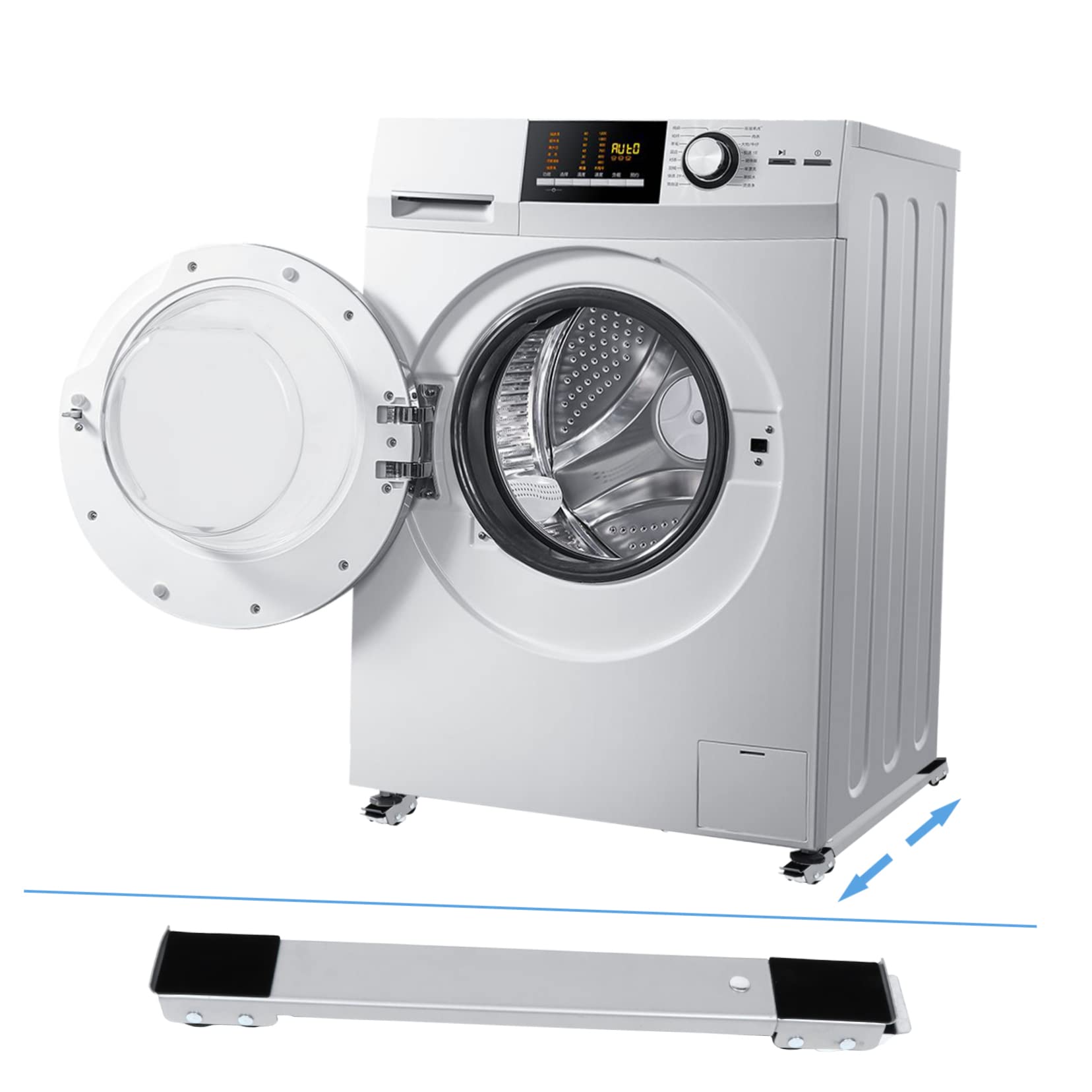 GATHINESS machine bracket furniture roller appliance washer and dryer pedestals refrigerator machine roller base dryer mobile roller washer stand slider Multifunction Refrigerator