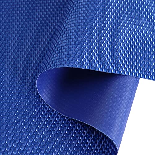 Shiny Waterproof Canvas Fabric for Outdoor/Indoor Project,1680 Denier Smooth Canvas Cordura Fabric Apply to Craft,DIY,Bag and Case,Home Decor, Sunbrella,Awning,60"Wide,Sold by The Yard (Blue)