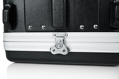 Gator Cases Lightweight Molded 6U Rack Case with Heavy Duty Latches; Shallow 14.25" depth, 6U (GR-6S)