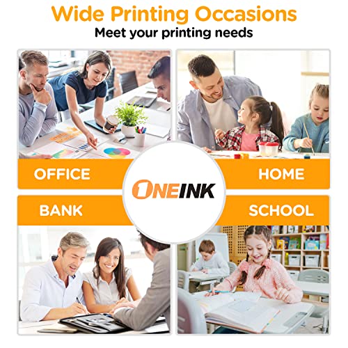 ONEINK 972X Ink Cartridges Compatible for HP 972, Upgraded Chips, Work for Pagewide Pro 477dn 477dw 452dn 452dw 577dw 577z Managed P55250dw P57750dw Printers, 4 Packs (Black/Cyan/Magenta/Yellow)