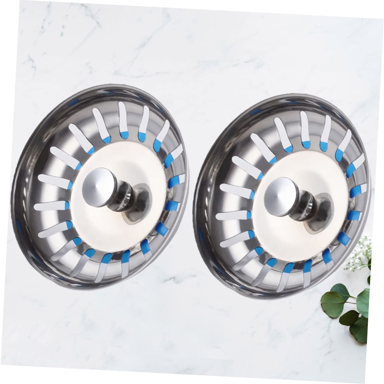 Uonlytech 6 Pcs Bathtub Drain Cover Strainer Cover Sink Drain Stopper Bath Tub Filter Bathroom Strainers for Kitchen Sink Strainer Basket Kitchen Drains Strainers Dish Basin Net