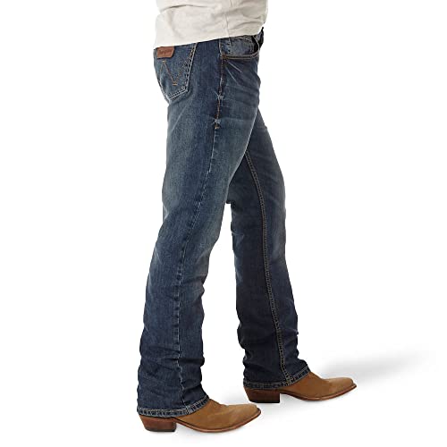 Wrangler Men's Retro Slim Fit Boot Cut Jean, Layton, 36W x 32L