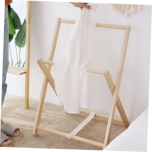 Veemoon Clothes Organizer Rack 1pc Simple Hanger Clothes Organizer Rack Modern Garment Rack Clothes Rack Storage Holder Clothing Solid Wood Wooden Garment Rack Clothes Rack