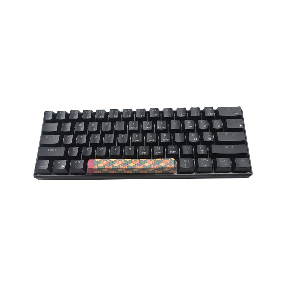 Hidetaka Kamado Tanjirou Nezuko Agatsuma Zenitsu Custom Gaming Keycaps PBT Spacebar Keycap for Cherry RGB MX Mechanical Gaming Keyboards with Key Puller (Tomioka Giyuu 2)