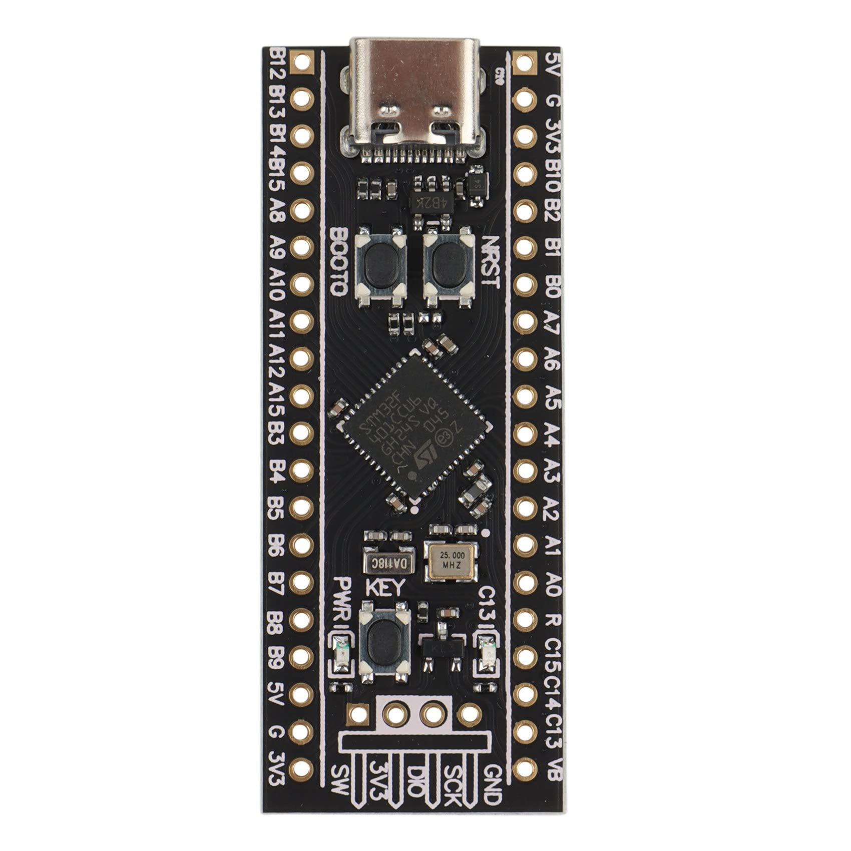 QONIA STM32F401 Development Board, STM32F401CEU6 STM32F4 Learning Board, Support for MicroPython/Programming