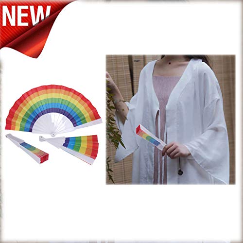 KSHQU Small Fan folded 2PC traditional handmade beautifully fan gift hollow wedding Chinese Fans