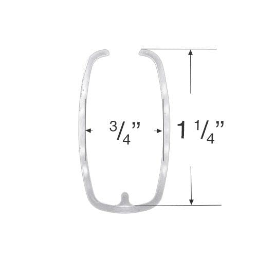Graber Bali Springs Bottom Rail Hem Grip Handle for Cordless Solar Shades (3 Pack)