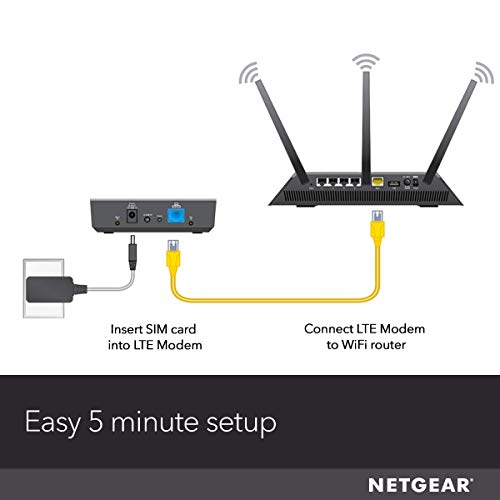 NETGEAR 4G LTE Broadband Modem - Use LTE as Primary Internet Connection (LB1120)
