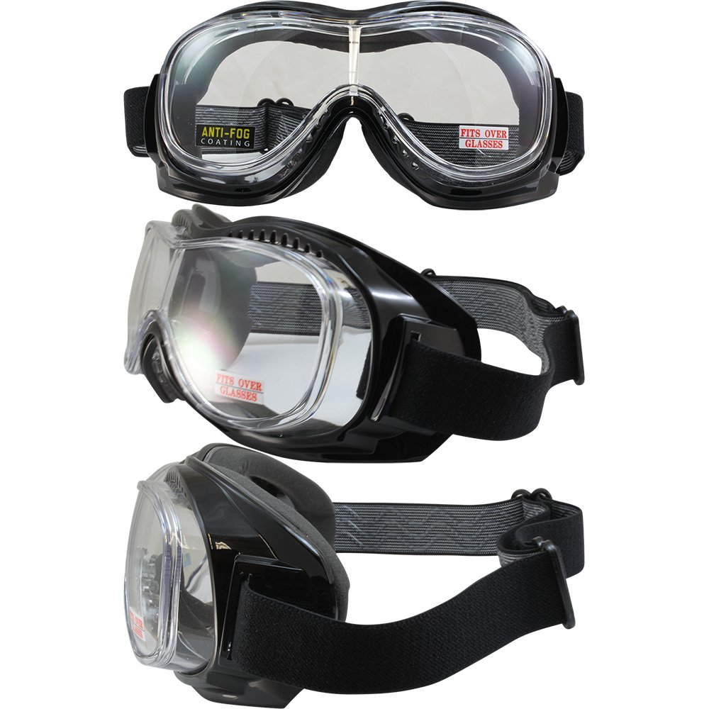 Global Vision Eyewear Mach-1 Anti-Fog Dirt Bike Motorcycle Goggles, Riding Goggles Smoke Lens