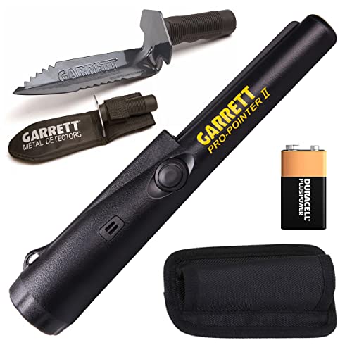 Garrett PRO-Pointer Metal Detector and Edge Digger Combo includes Belt Holster and 9 Volt Battery