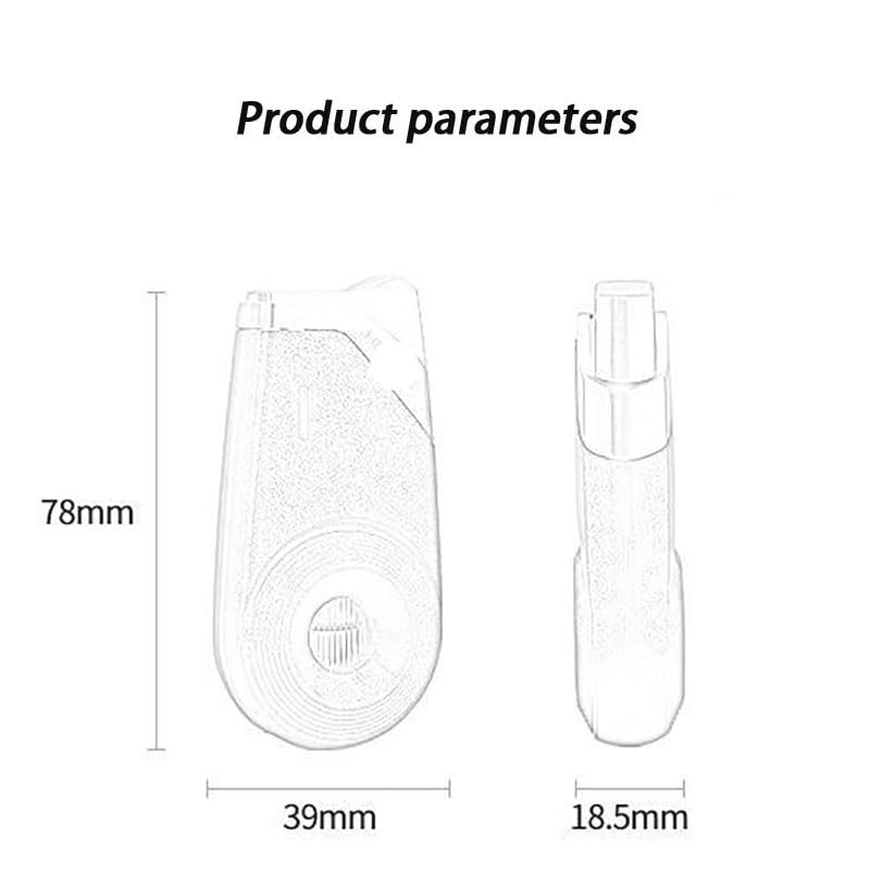 Gas Lighter, Transparent Gas Window, Windproof Blue Flame, Easy to Carry, Suitable for Boyfriend Girlfriend Father's Day Gas Gift, Daily Use (Color : C3)