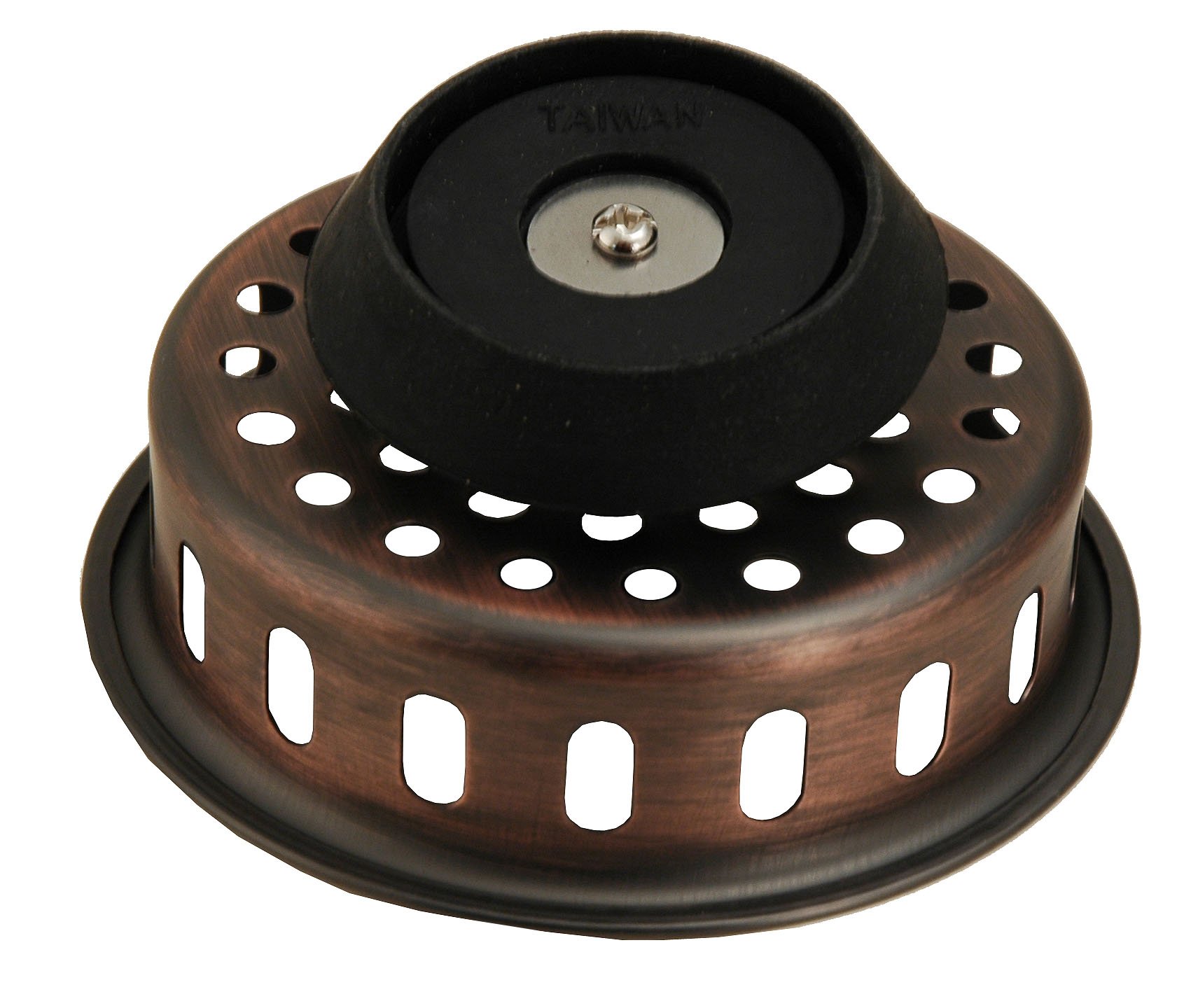 Replacement Basket for Kitchen Sink Strainers, Antique Copper Finish - By Plumb USA