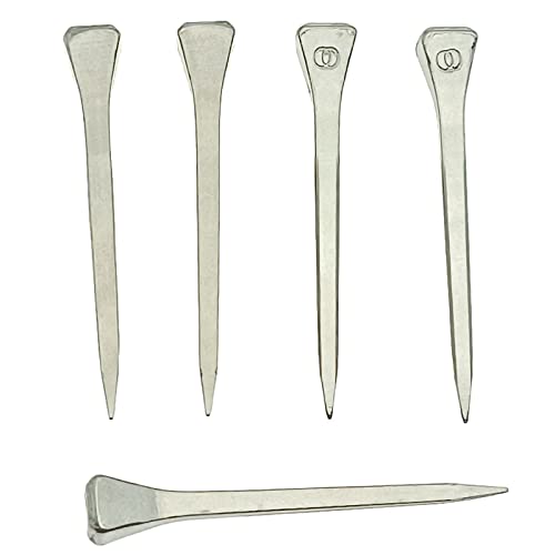 OZXNO 50 Pcs E6 2.1inch/54mm Horseshoe Nails Steel Horseshoe Tools for Horse Training Equestrian Sports(Silver)